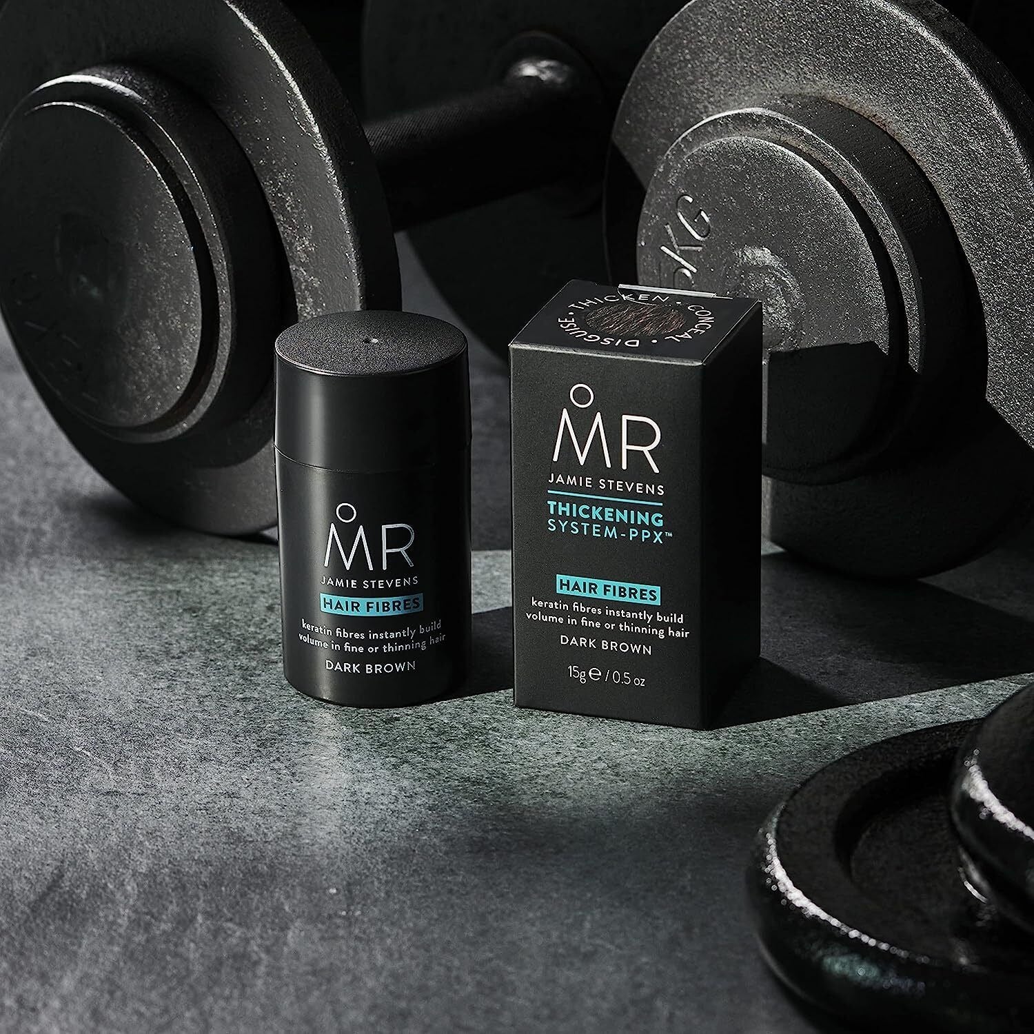 MR Jamie Stevens Dark Brown Hair Fibres – All About Eve